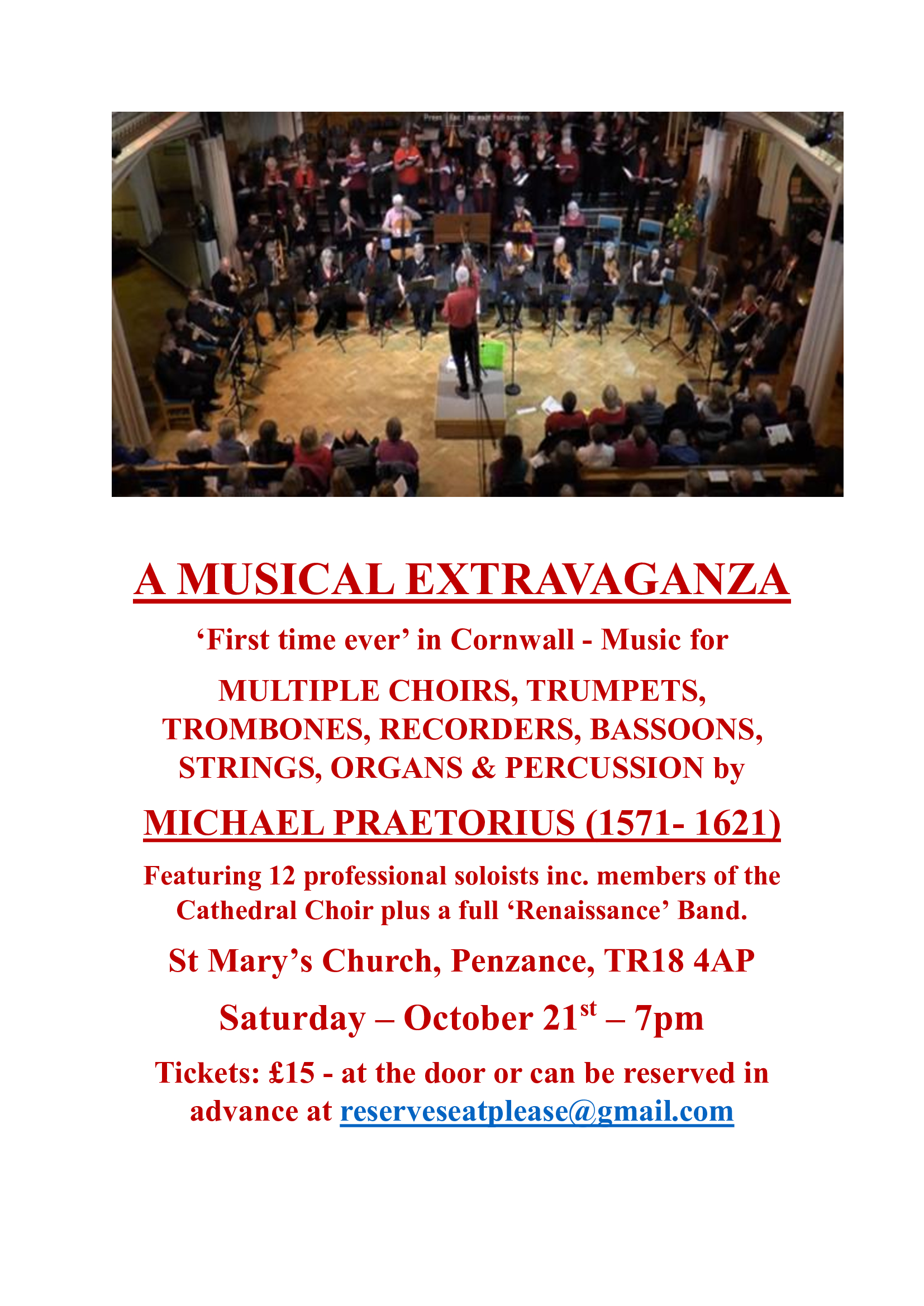 A Musical Extravaganza. — Cornwall 365 What's On