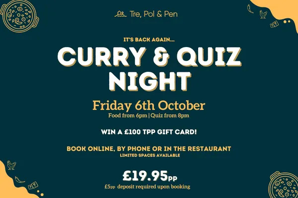 Curry & Quiz — Cornwall 365 What's On
