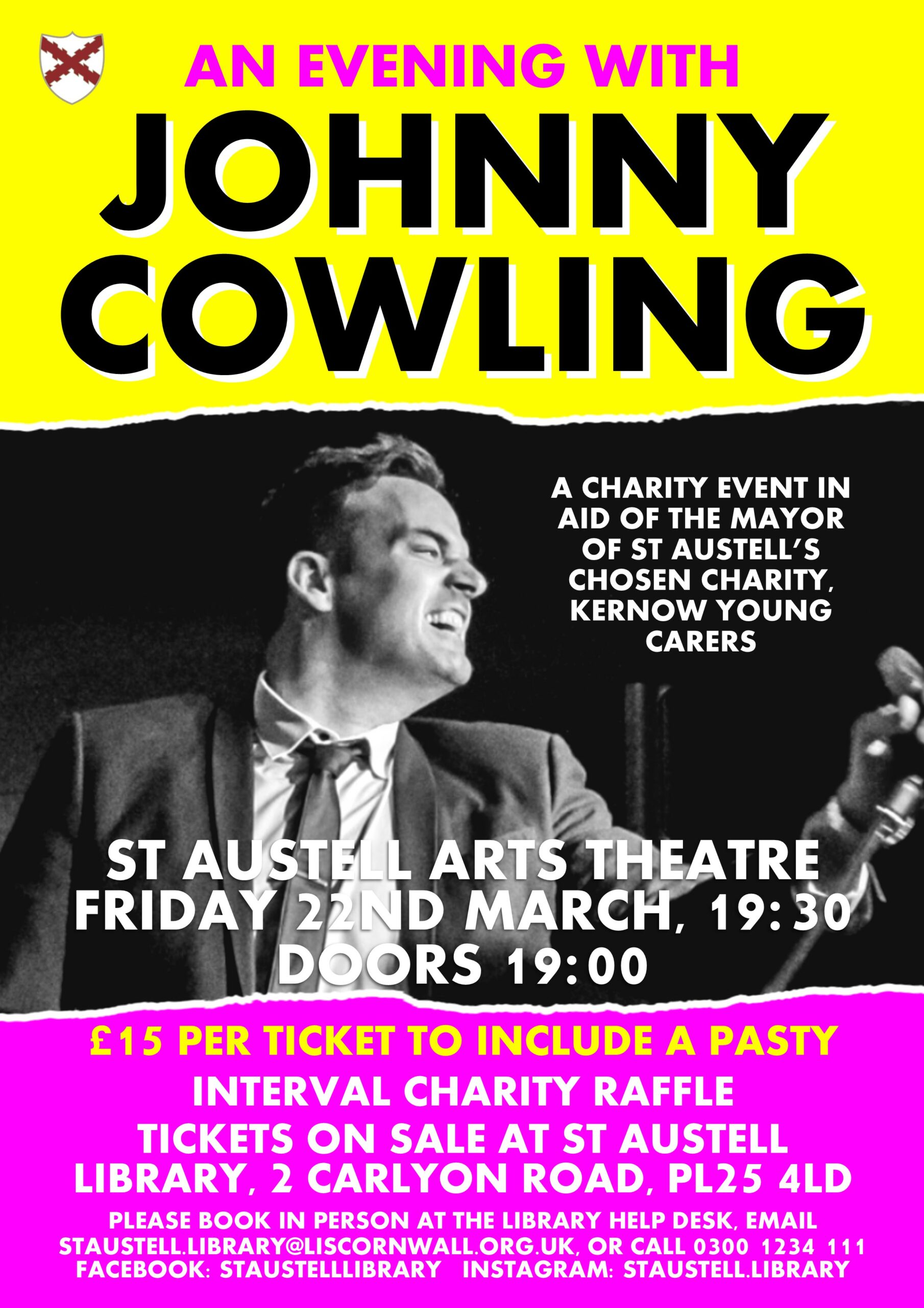 An Evening With Johnny Cowling — Cornwall 365 What's On