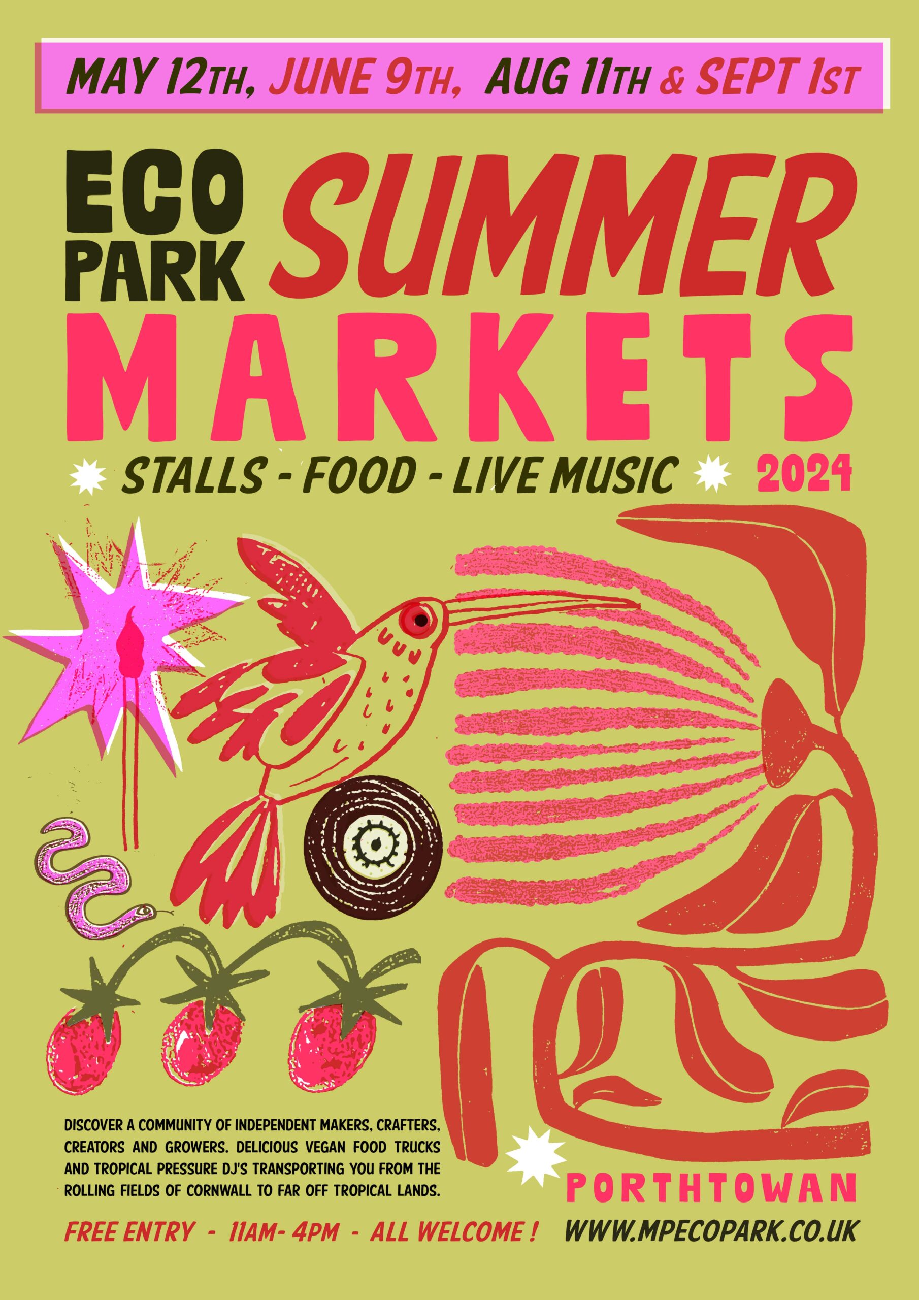Eco Park Summer Markets — Cornwall 365 What's On