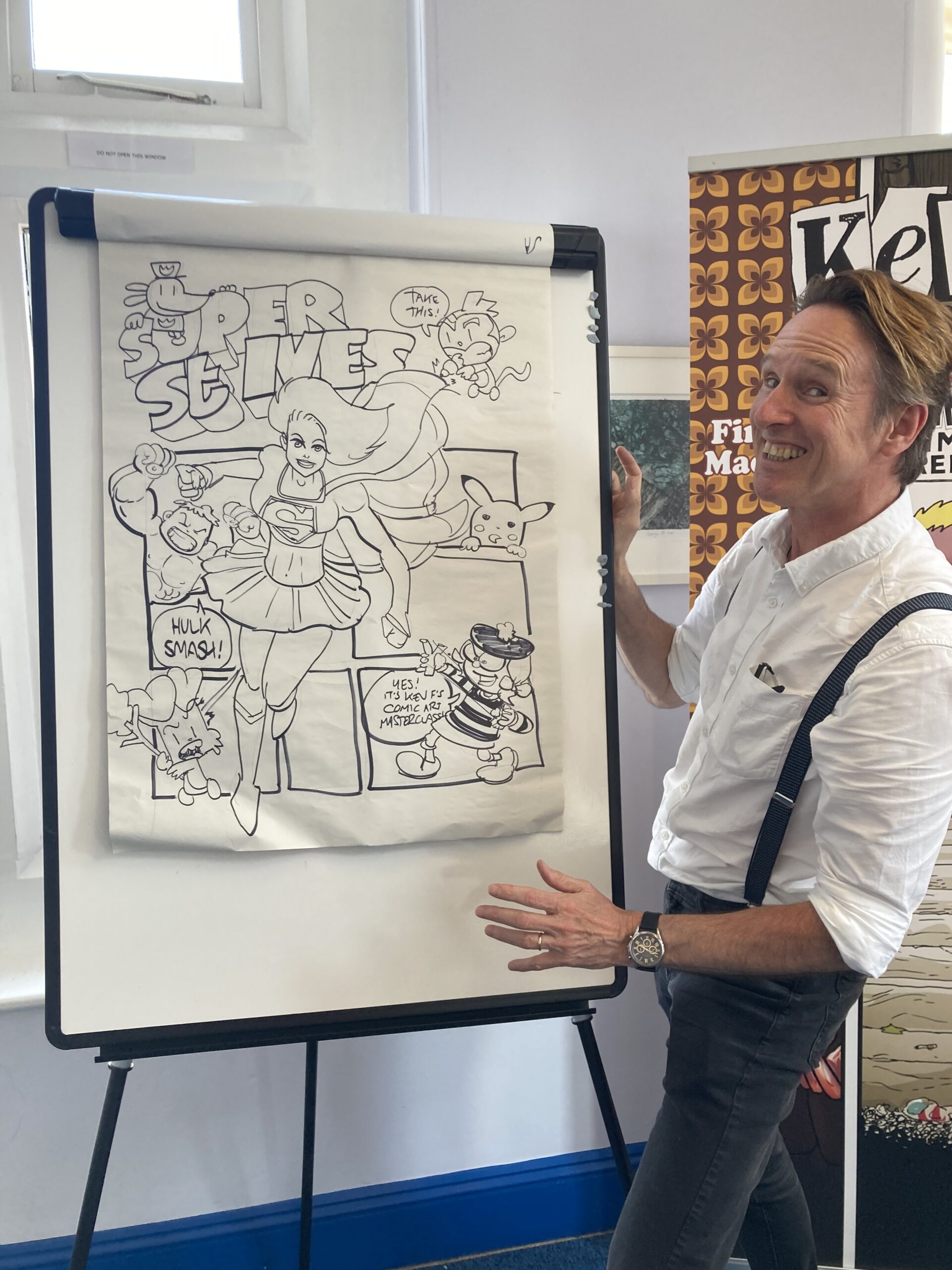 Kev F Sutherland's Comic Art Masterclass — Cornwall 365 What's On
